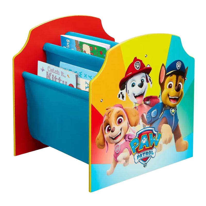 Kids Paw Patrol Sling Bookcase Unit with 4 Shelves, Children's Kids ...