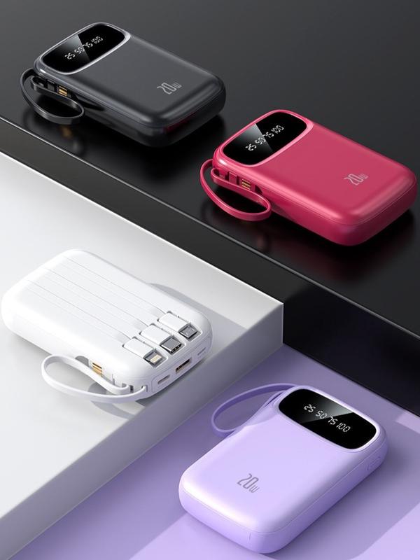 Power Bank 20000mAH Mini Portable Charger with FastCharging and Battery ...