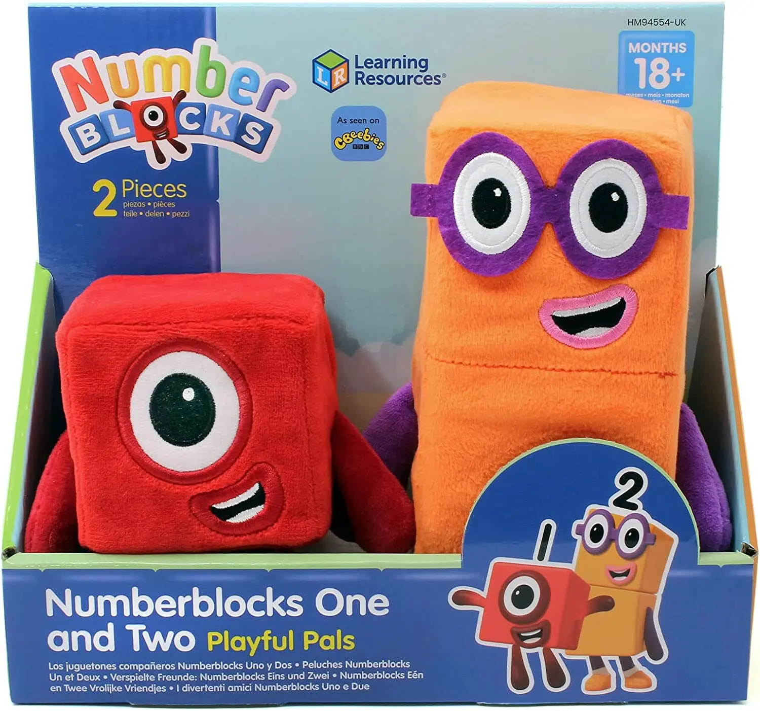 Numberblocks One and Two Playful Pals by Learning Resources - Ages 18 ...