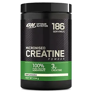 Optimum Nutrition Micronised Creatine Powder, Unflavoured Shake, 93 ...
