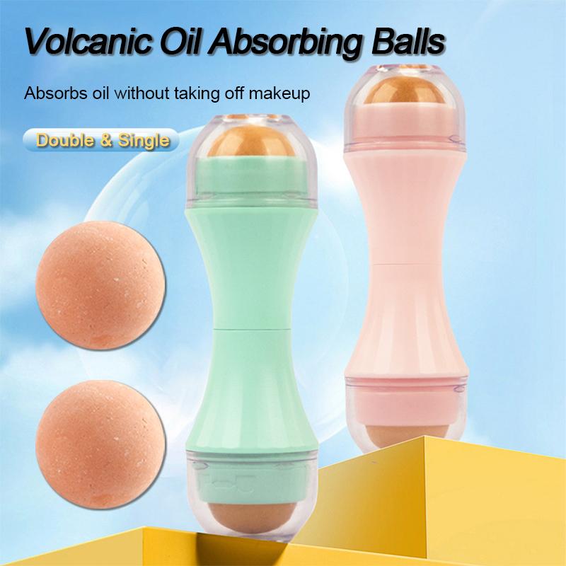 Natural Volcanic Face Roller Absorbing 2 in 1 Oil Control Matte ...