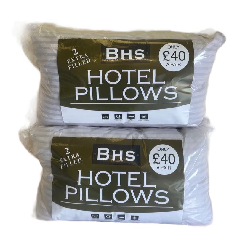 BHS Pack Of 4 and Pack Of 2 Luxury Hotel Quality Bounce Back Pillows ...