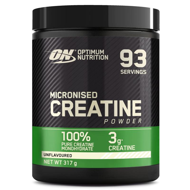 Optimum Nutrition Micronised Creatine Powder, Unflavoured Shake, 93 ...