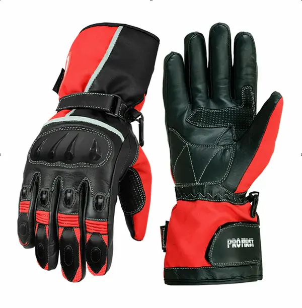 Profirst Motogrip Motorbike Men Gloves Red - TikTok Shop UK